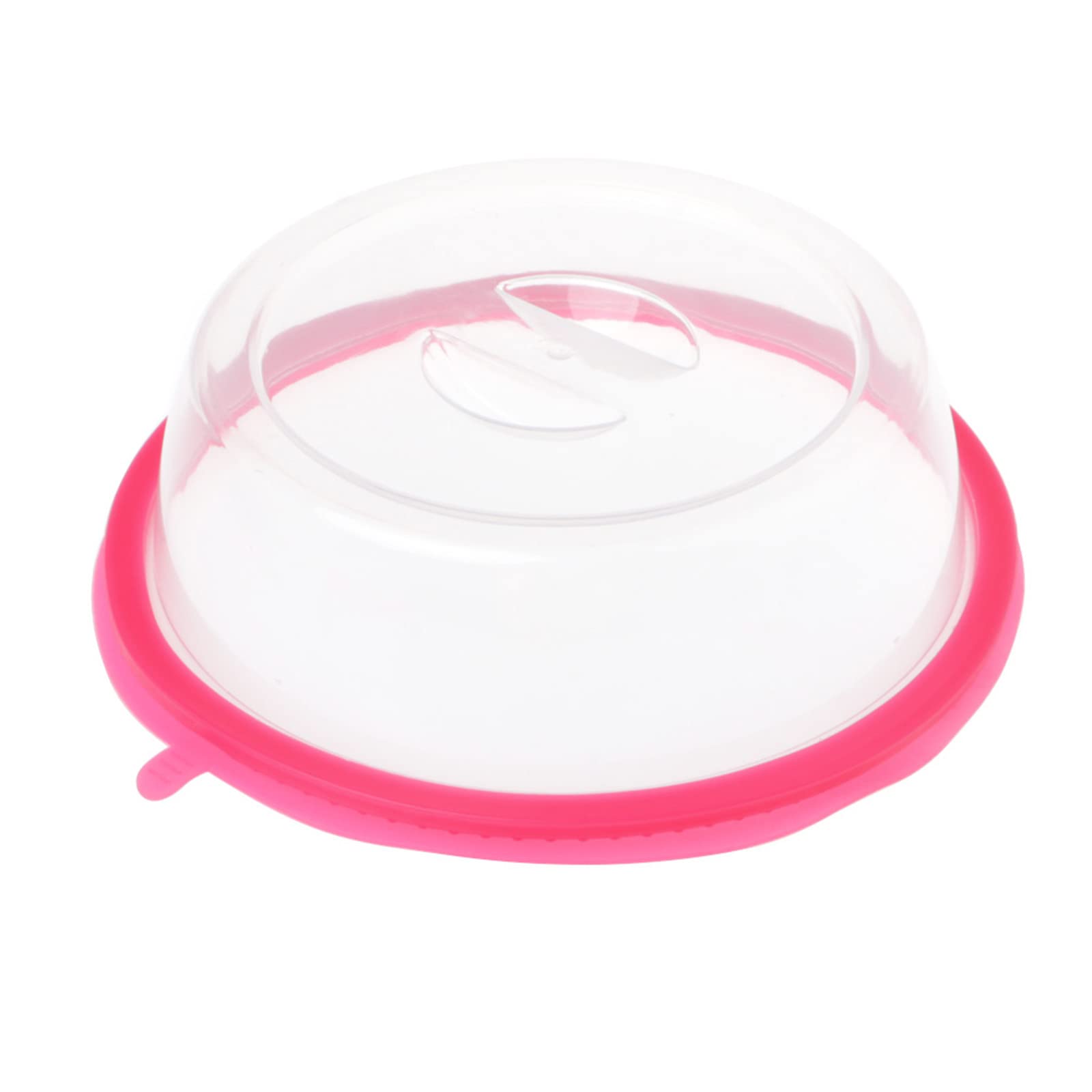 Microwave Oven Plate Cover Plastic Clear Dish Lid Table Dustproof Silicone Lids Small 5 In