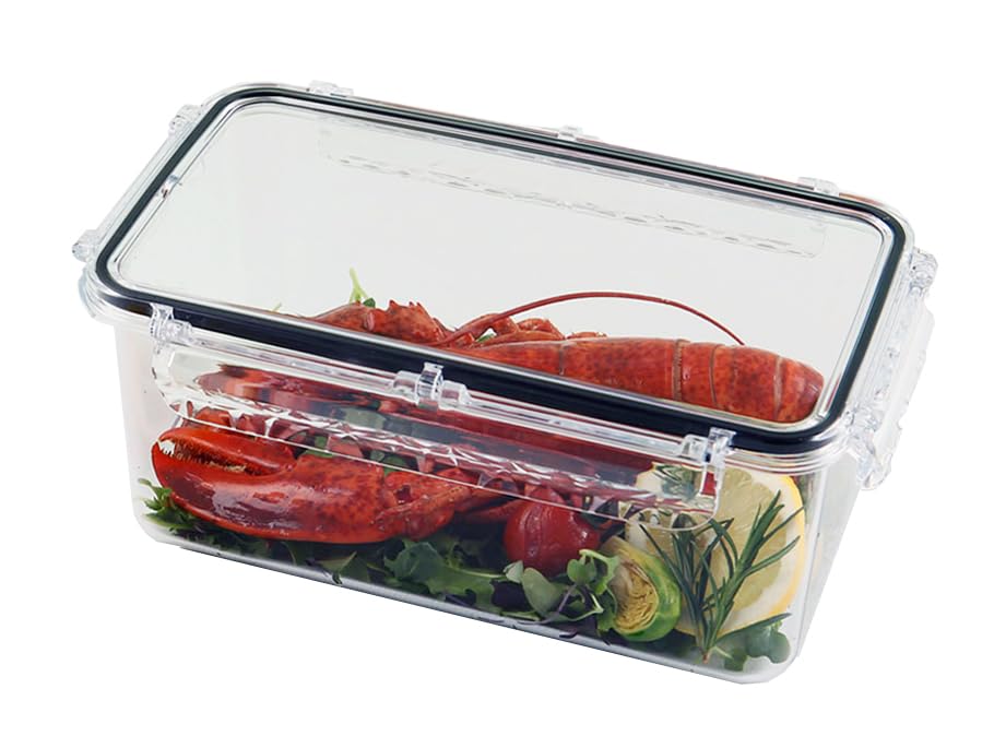 gotman Airtight Food Storage Container With Lid (91.3oz) BPA-Free | Meal Prep | Microwave, Freezer and Dishwasher Safe | Leak-Proof | Kitchen Fridge Organizer Boxes | Fresher Food