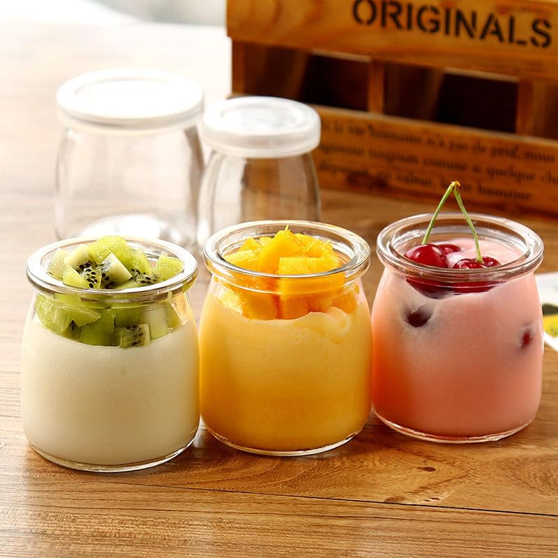 ihomecooker Small Mason Jars 60Pack, 3.4 oz/100 ml Glass Favor Jars with Lids, Candle jars,Yogurt Containers with Lids,Bath Salt Jars Wedding Favors Honey Pot