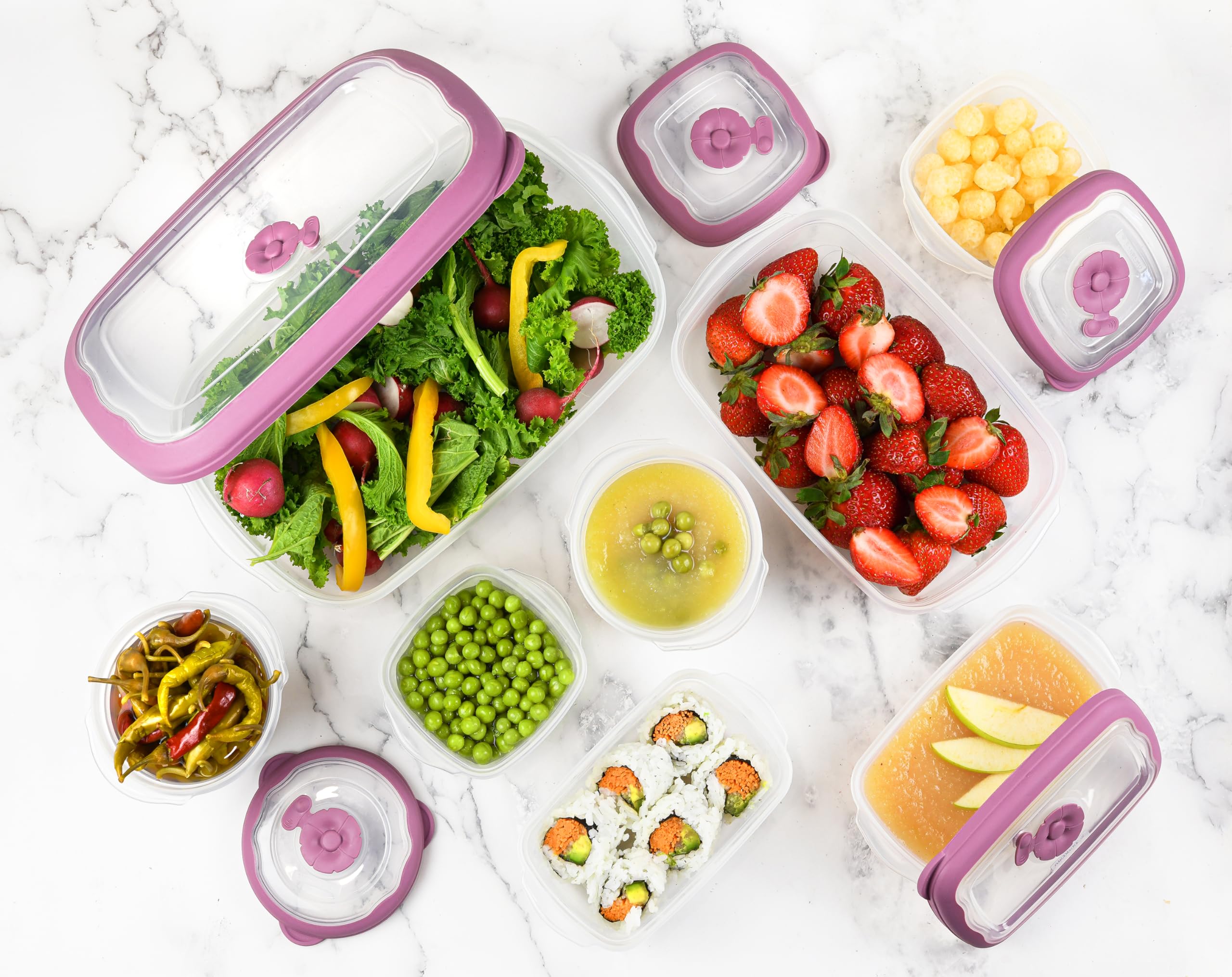 Tribello Meal Prep Soup Food Storage Container With Lids, 12 Oz Reusable Microwave/Freezer Safe Kids Lunch Container Set, Deli Containers Leak Proof Lids, BPA Free - 12 Pack