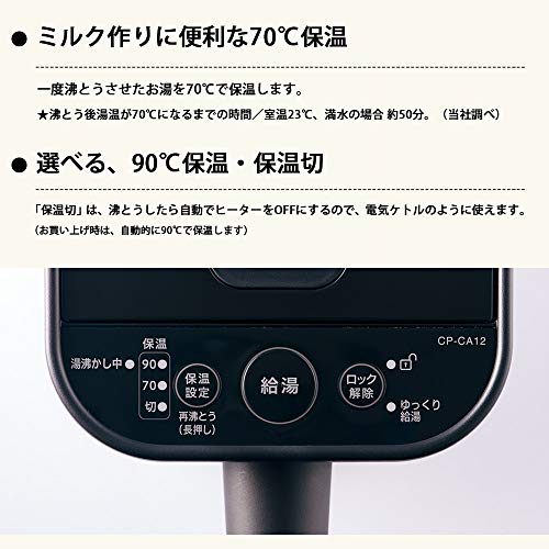 Zojirushi Electric Pot 1.2 L Microcomputer Boiling Stan.CP-CA12-WA White Japan Domestic