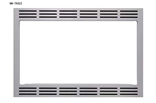 Panasonic 27 TRIM KIT, 27 inch, Silver & Microwave Oven NN-SN966S Stainless Steel Countertop/Built-In with Inverter Technology and Genius Sensor, 2.2 Cubic Foot, 1250W