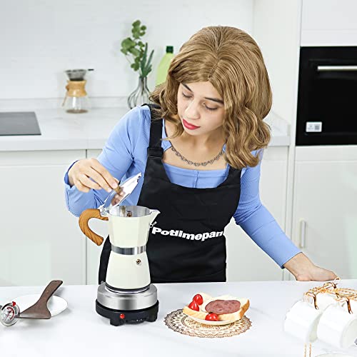 Potlimepan Mini Electric Hot Plate,110V Multi-Function Portable Stove,Hot Burner Cooktop Electric Heater for Home Kitchen Cooking