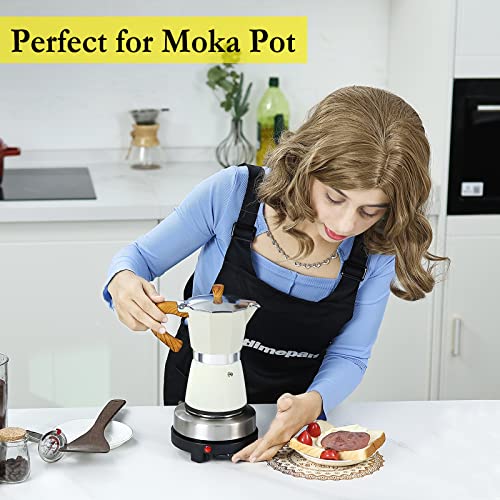 Potlimepan Mini Electric Hot Plate,110V Multi-Function Portable Stove,Hot Burner Cooktop Electric Heater for Home Kitchen Cooking