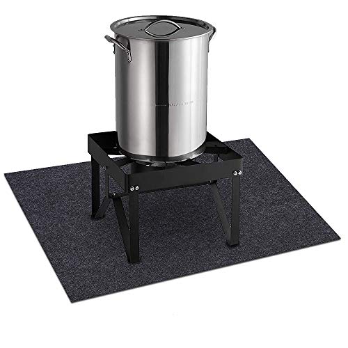 Turkey Fryer Mat,for Floor Surface/Absorbent mat Lightweight Washable Floor Mat to Protect Decks and Patios from Grease Splatter,Against Damage and Oil Stains or Grease Spills,Back Non-Slip (36”×50“)