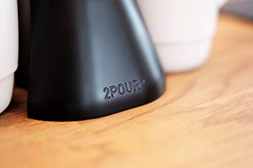 2POUR® The New Dual Press Accessory Compatible With The Aeropress® Coffee Maker, Delter Coffee Press or Pourover.