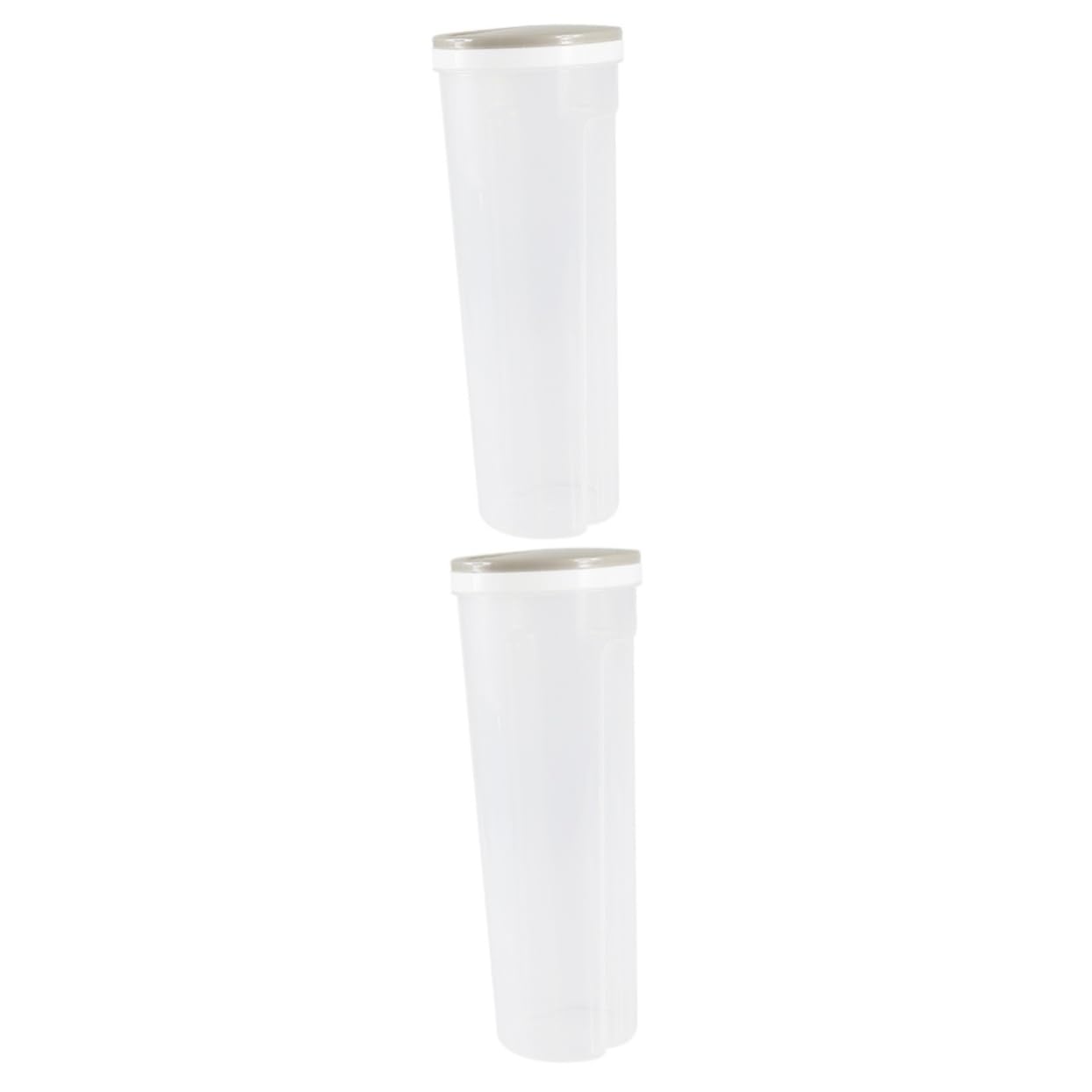 Ciieeo 2pcs Food Organizers Clear Containers Grains Container Spaghetti Organization Pasta Container Food Container Cereal Container Noodles Container Spaghetti Container Storage Cereals