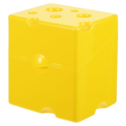 STOBAZA Sliced Cheese Storage Container, Sliced Cheese Container with Flip Lid Cheese, Cheese Slice Crisper Refrigerator Storage Rack Clamshell for Kitchen