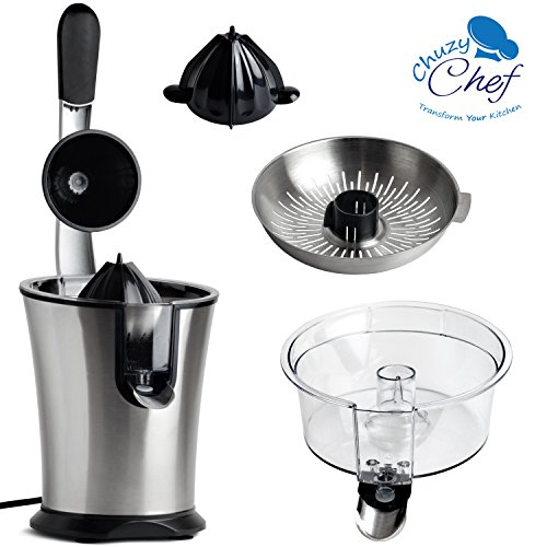 Electric Citrus Juicer Fruit Machines - Stainless Steal Electric Citrus Jucers Machine Fruit Squeezer Orange Lemon Lime Electric Citrus Juicers Extractor With Anti - Drip Citrus Press 300 Watt Motor