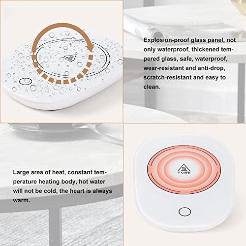 Coffee Mug Warmer,Mug Warmer,USB Coffee Mug Warmer Coaster,Electric Coffee Mug Warmer,USB Coffee Warmer,with Constant High Temperature Settings Cup Heater for Heating Coffee,Tea,Milk,Cocoa(No Cup)