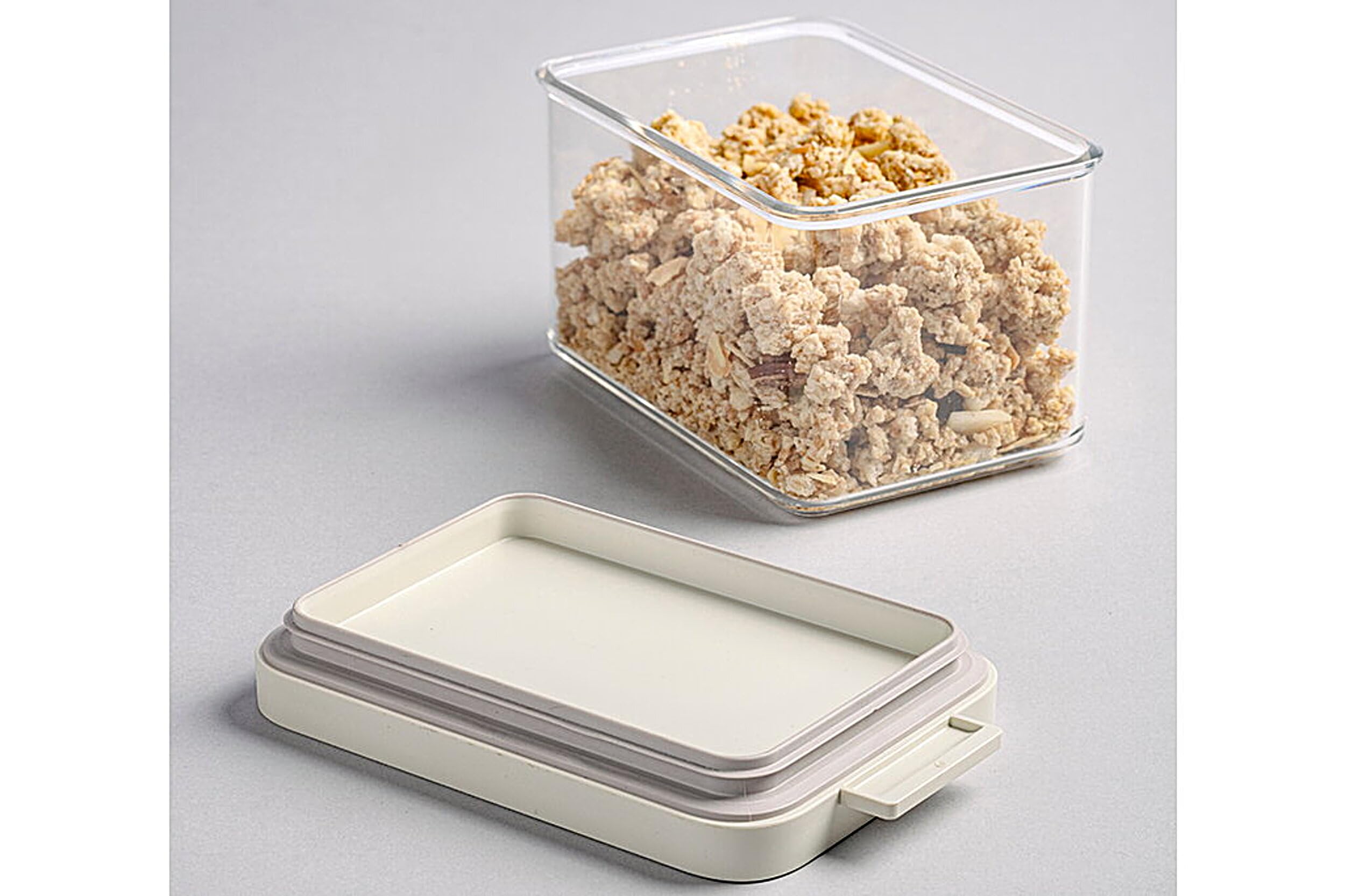 Mepal Food Storage Containers 3-Piece Set - Storage Boxes with Lids - Kitchen Container & Organizer - Airtight Food Storage Container - 700 ml, 1100 ml & 2000 ml - Nordic sage