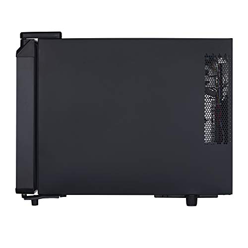 BLACK+DECKER 6 Bottle Wine Fridge, Wine Cooler with Mirrored Front, Mini Wine Fridge Thermoelectric, BD60316