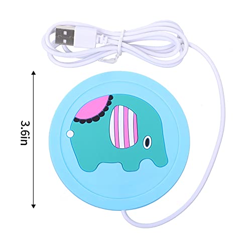 Coffee Mug Warmer Candle Warmer Plate - 3-Setting Cute Animals Design Mug Warmer for Desk, Temperature up to 149℉ for Office Home Desk Use