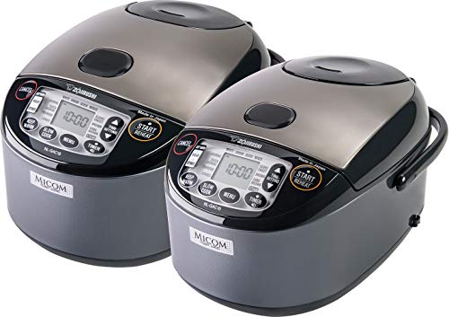 Zojirushi NL-GAC10 BM Umami Micom Rice Cooker & Warmer, 5.5-Cup, Metallic Black, Made in Japan