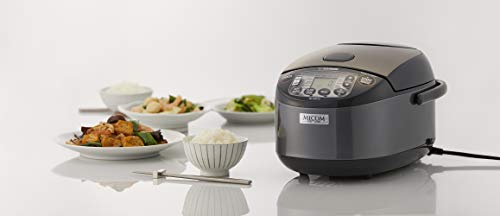 Zojirushi NL-GAC10 BM Umami Micom Rice Cooker & Warmer, 5.5-Cup, Metallic Black, Made in Japan