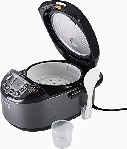 Zojirushi NL-GAC10 BM Umami Micom Rice Cooker & Warmer, 5.5-Cup, Metallic Black, Made in Japan