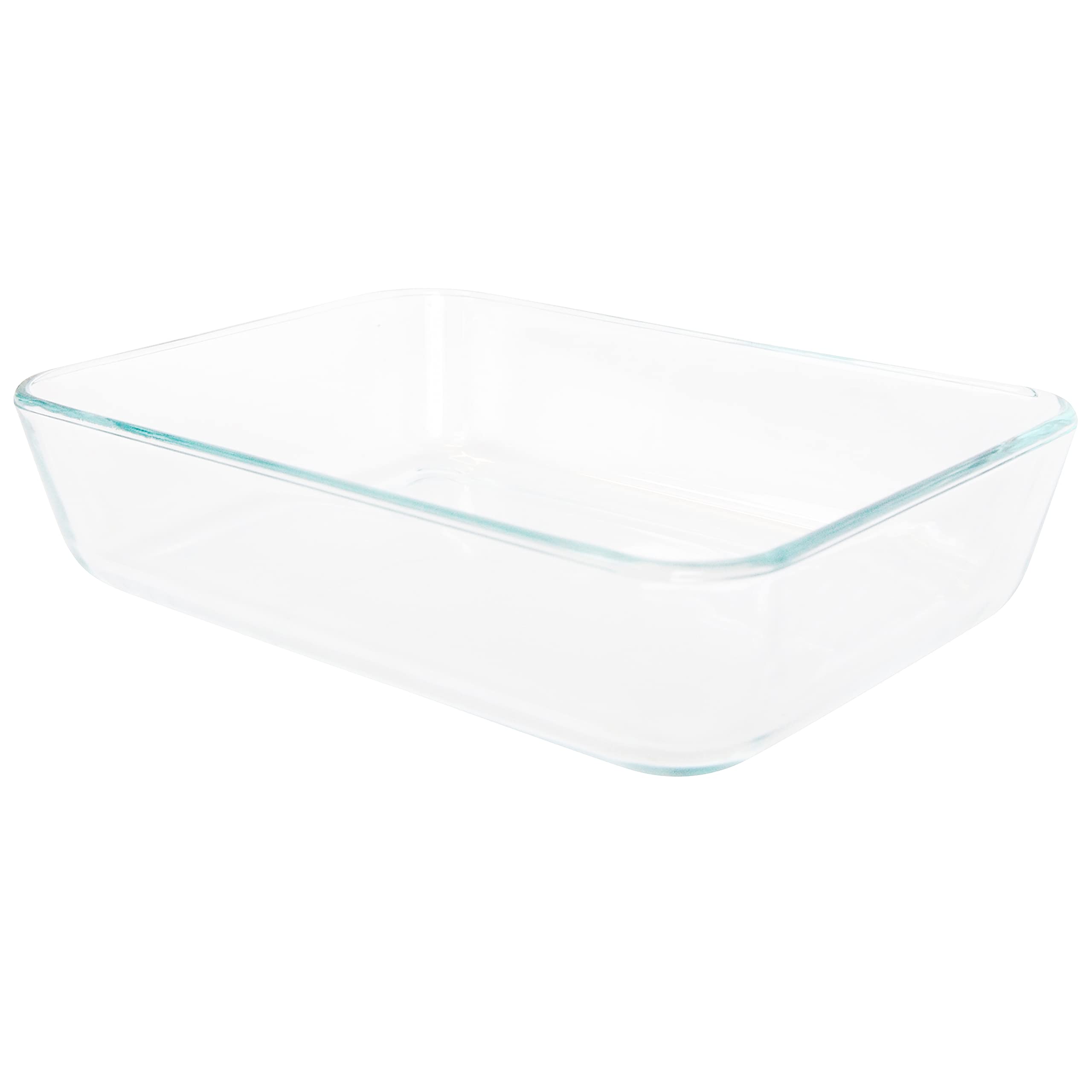 Pyrex 7210 3-Cup Glass Dish with 7210-PC 3-Cup Thistle Purple Lid Made in the USA - 6-Pack