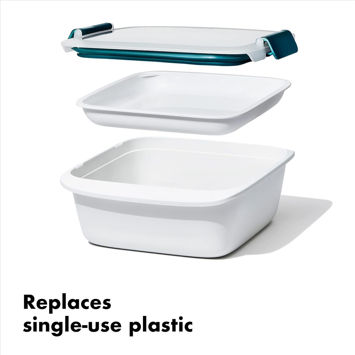 OXO Good Grips Prep & Go 6.3 Cups Salad Container (Pack of 4) Leakproof Food Storage