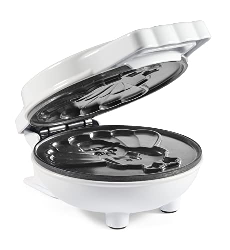 Thanksgiving Turkey Mini Waffle Maker - Make Holiday Breakfast Special for Kids & Adults w/ Cute Design, 4" Waffler Iron Electric Nonstick Appliance - Fun & Festive, Fall Gift, Recipes Included