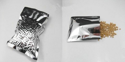 500 Pack Mylar Foil Small Pouch 2x2.8 inches (1.6x2.4 inches Inner Size) Silver Aluminum Foil Heat Sealable Bulk Food Storage Mini Bags