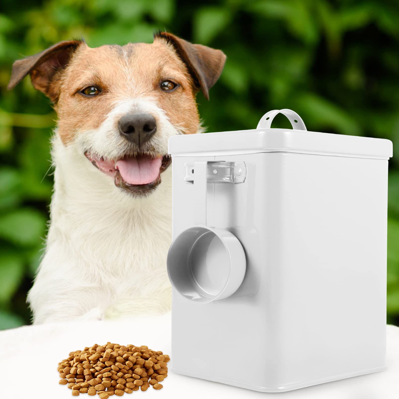 Box Kitchen Storage Bucket Rice Storage Bin Rice Dispenser Powder Soap Containers Storage Container with Lid Sealed Container White Locker Washing Powder Iron