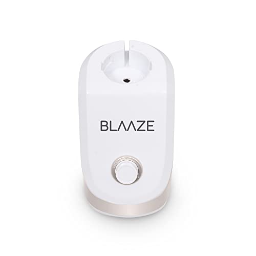BLAAZE 110V Powerful 800W Mixer Grinder w/ 3 Stainless Steel Jars & Blades Perfect for Dry & Wet Fine Grinding β Dosa batters, Indian Curry Spices Coconut Chutney Grinding Mixing (White Matte Silver)