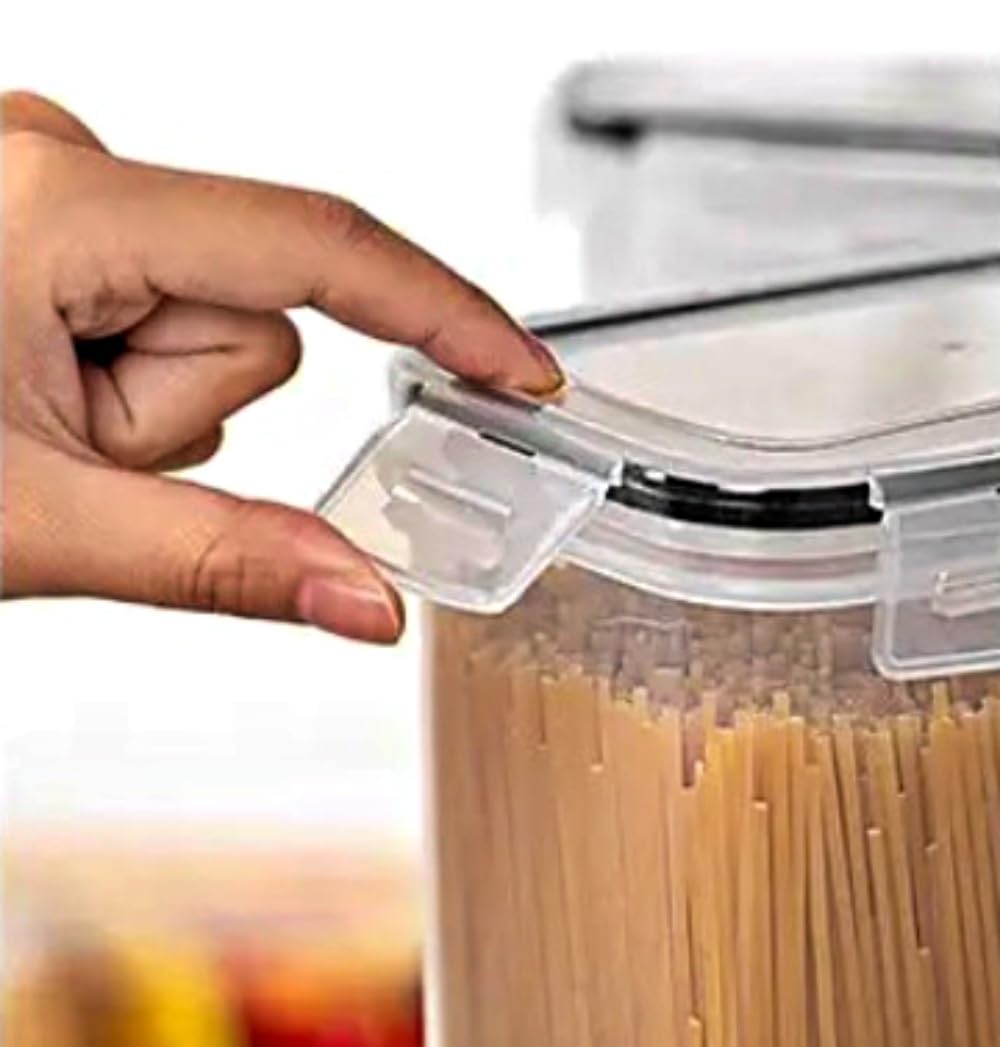 Airtight Kitchen Food Storage Containers with Lids, 24 pcs Organize Your Kitchen and Pantry With Our Canisters for Cereal, Dry Food, Flour and Sugar, BPA Free, Includes 24 Labels
