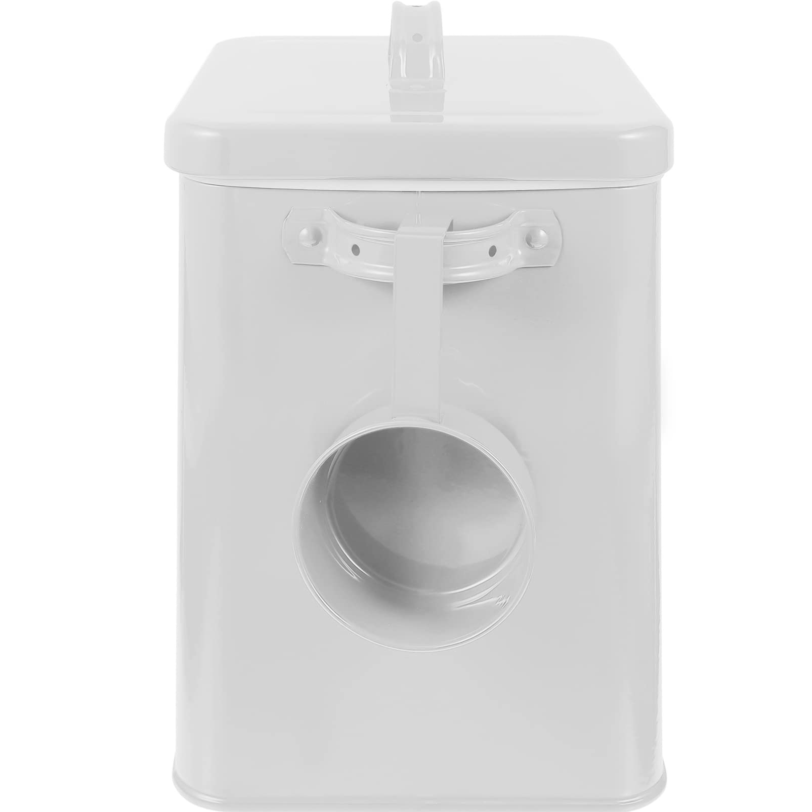 Box Kitchen Storage Bucket Rice Storage Bin Rice Dispenser Powder Soap Containers Storage Container with Lid Sealed Container White Locker Washing Powder Iron