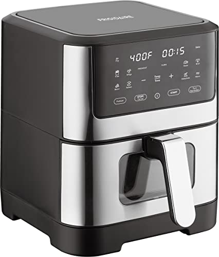 Frigidaire EAF601-BLACK 6L Easy-to-Use Digital Air Fryer, 8.2qt, Black