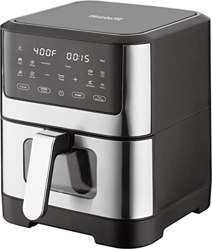 Frigidaire EAF601-BLACK 6L Easy-to-Use Digital Air Fryer, 8.2qt, Black