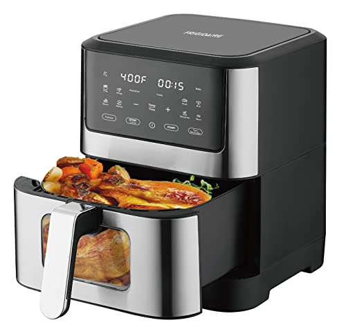Frigidaire EAF601-BLACK 6L Easy-to-Use Digital Air Fryer, 8.2qt, Black
