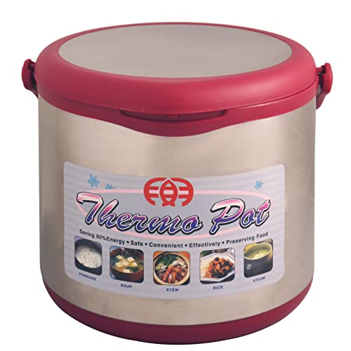 Sunpentown Stainless Steel Energy Saving 6-liter Thermal Cooker with 2 Nesting Inner Pots - ST-60B