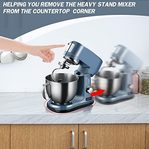 3PCS Mixer Slider Mat Kitchen Appliance Slider Compatible for KitchenAid 4.5-5Qt Tilt-Head Stand Mixer Appliance Glide Mats Felt Kitchen Appliance Sliding Tray