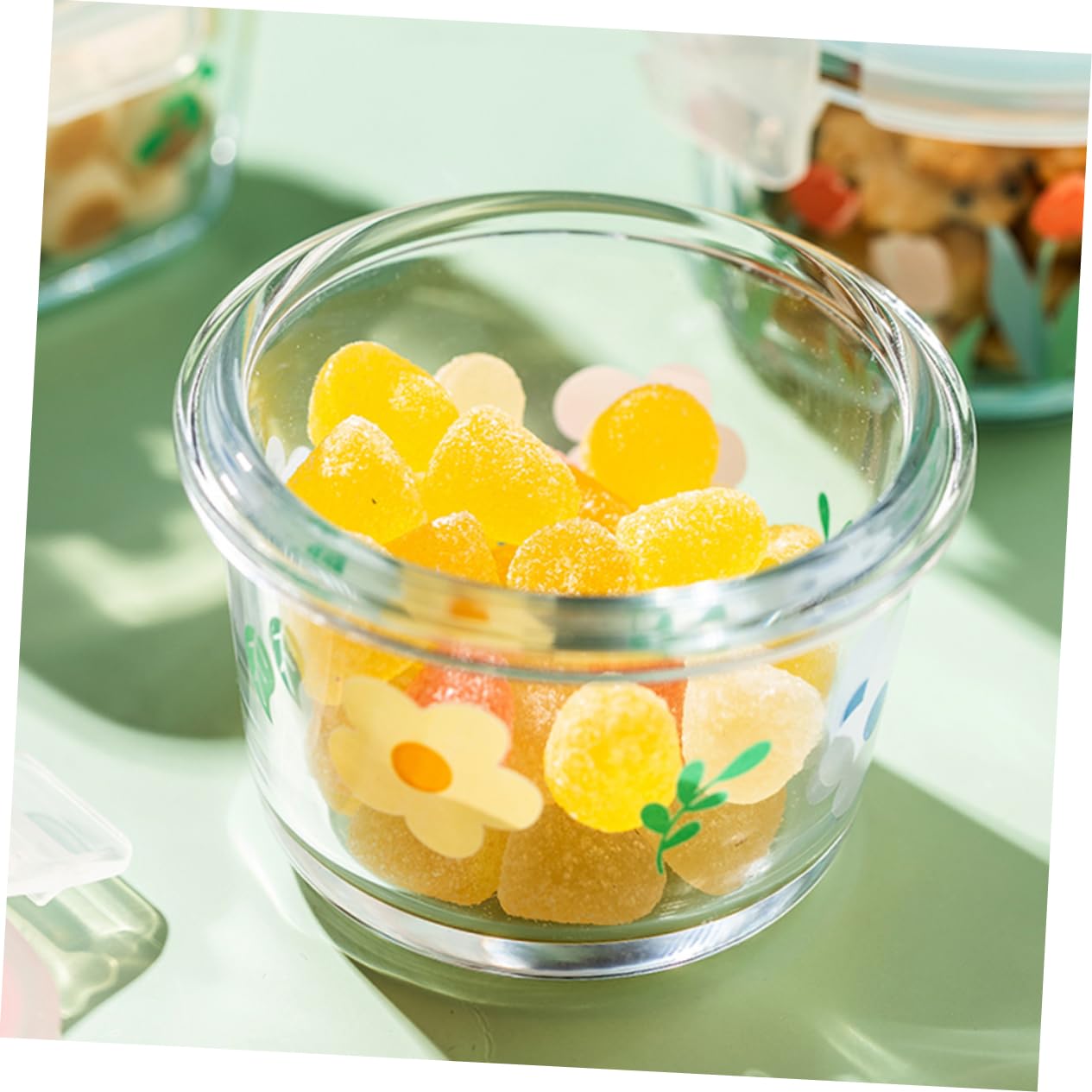 FELTECHELECTR Sealed Glass Box Containers Kitchen Storage Practical Container Durable Container Baby Food Airtight Storage Container Seal Food Container Sealed Food Case Small