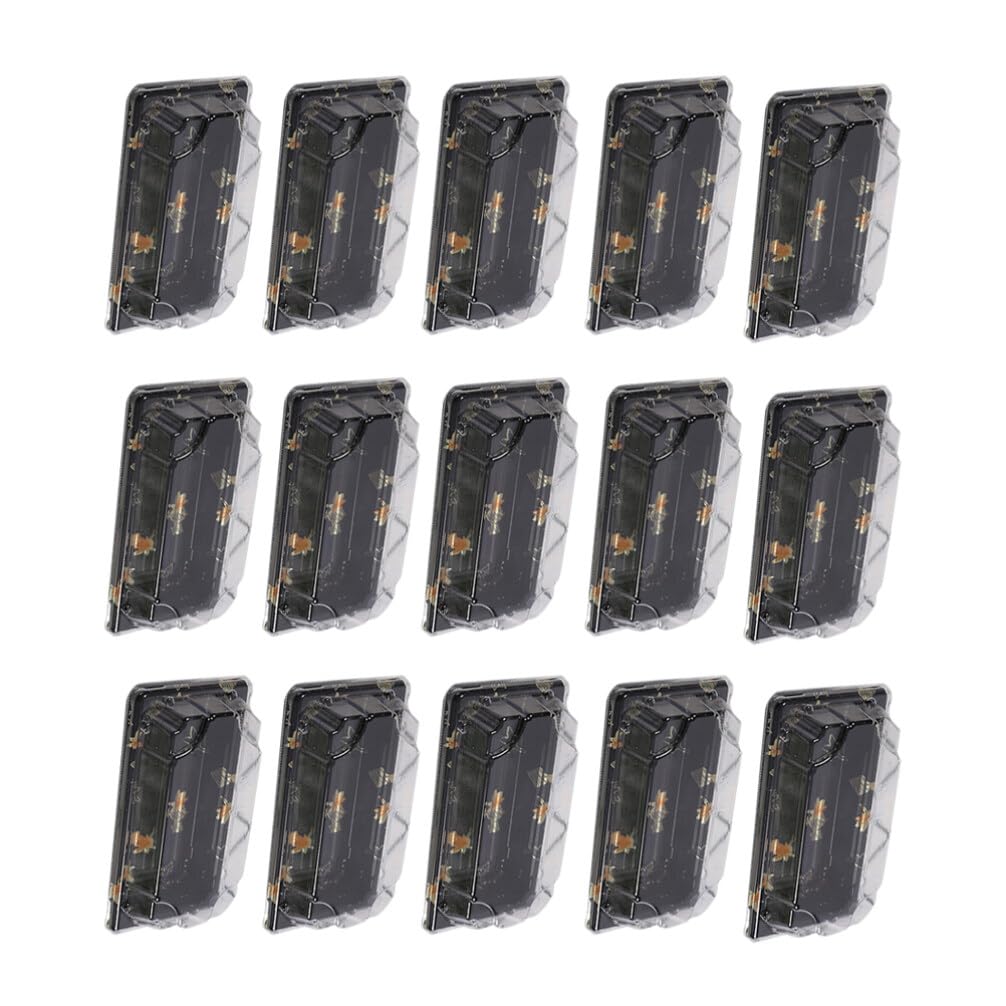 Luxshiny 50Pcs Sushi Trays with Lids, Disposable Sushi Packing Box Sandwich Boxes Fruit Cake Carry Out Container Take Out Boxes