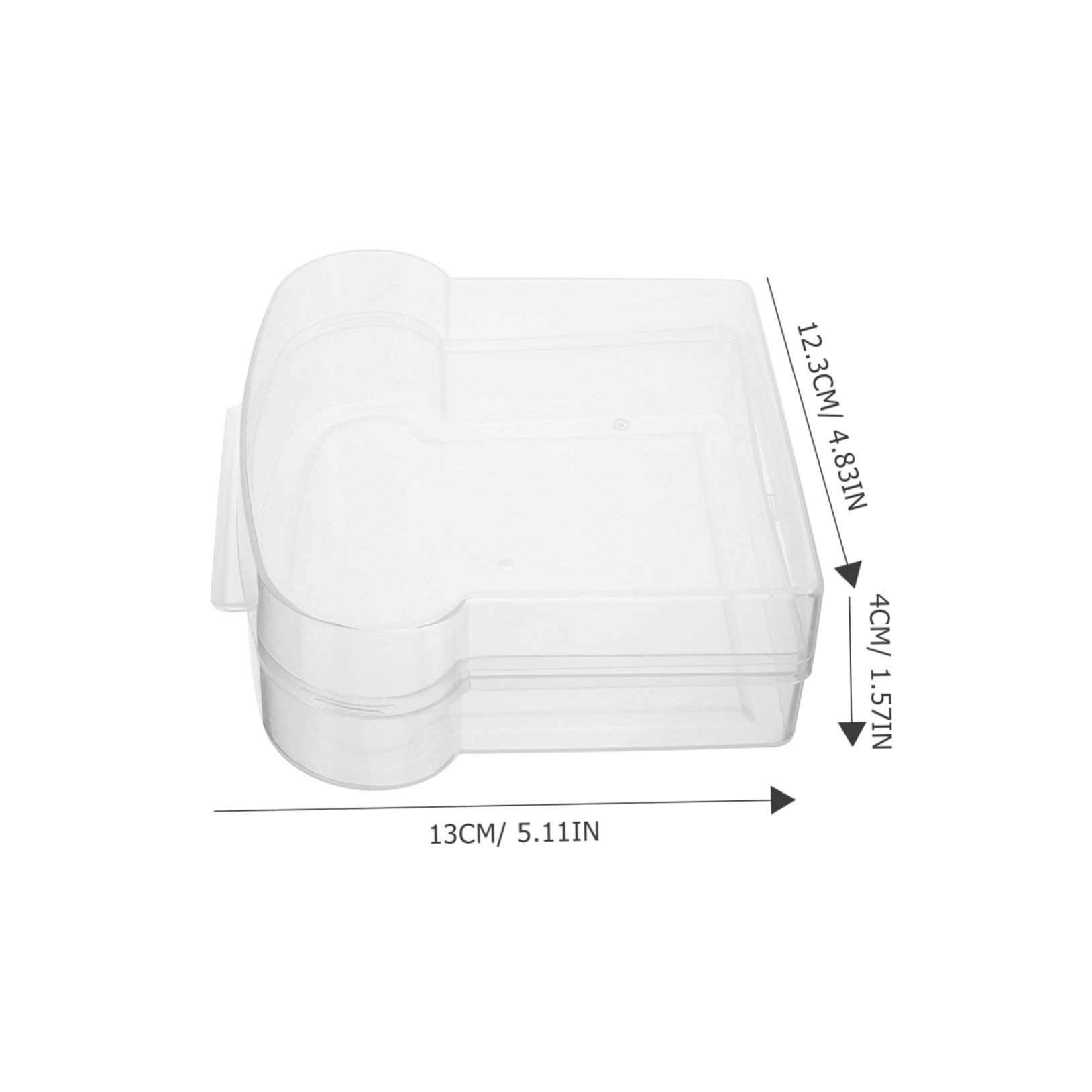 SHOWERORO Portable Sandwich Storage Box Reusable Container for Picnic and Lunch Sandwich Holder for Fresh Bread and Toast for Outdoor Camping and Food Storage