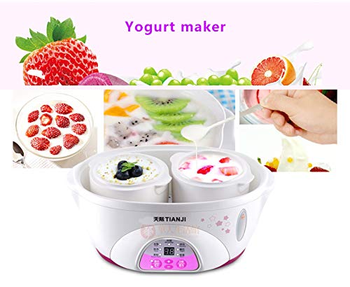Tianji DDZ-16BWS Smart Twin Ceramic Pot Electric Stewpot with Steam tray,1.6L/300W