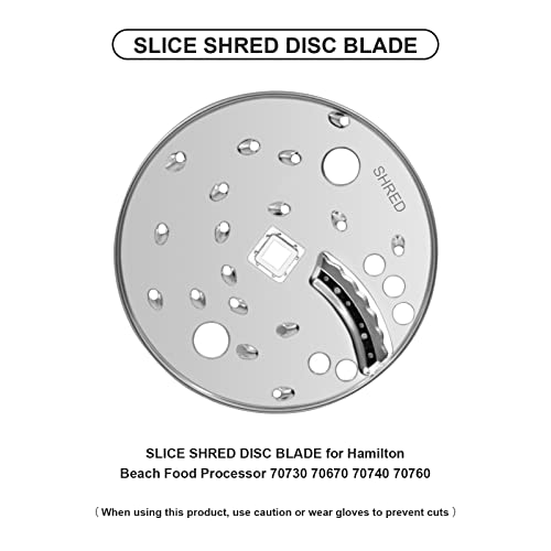 SLICE SHRED DISC BLADE for Hamilton Beach Food Processor 70730 70670 70740 70760