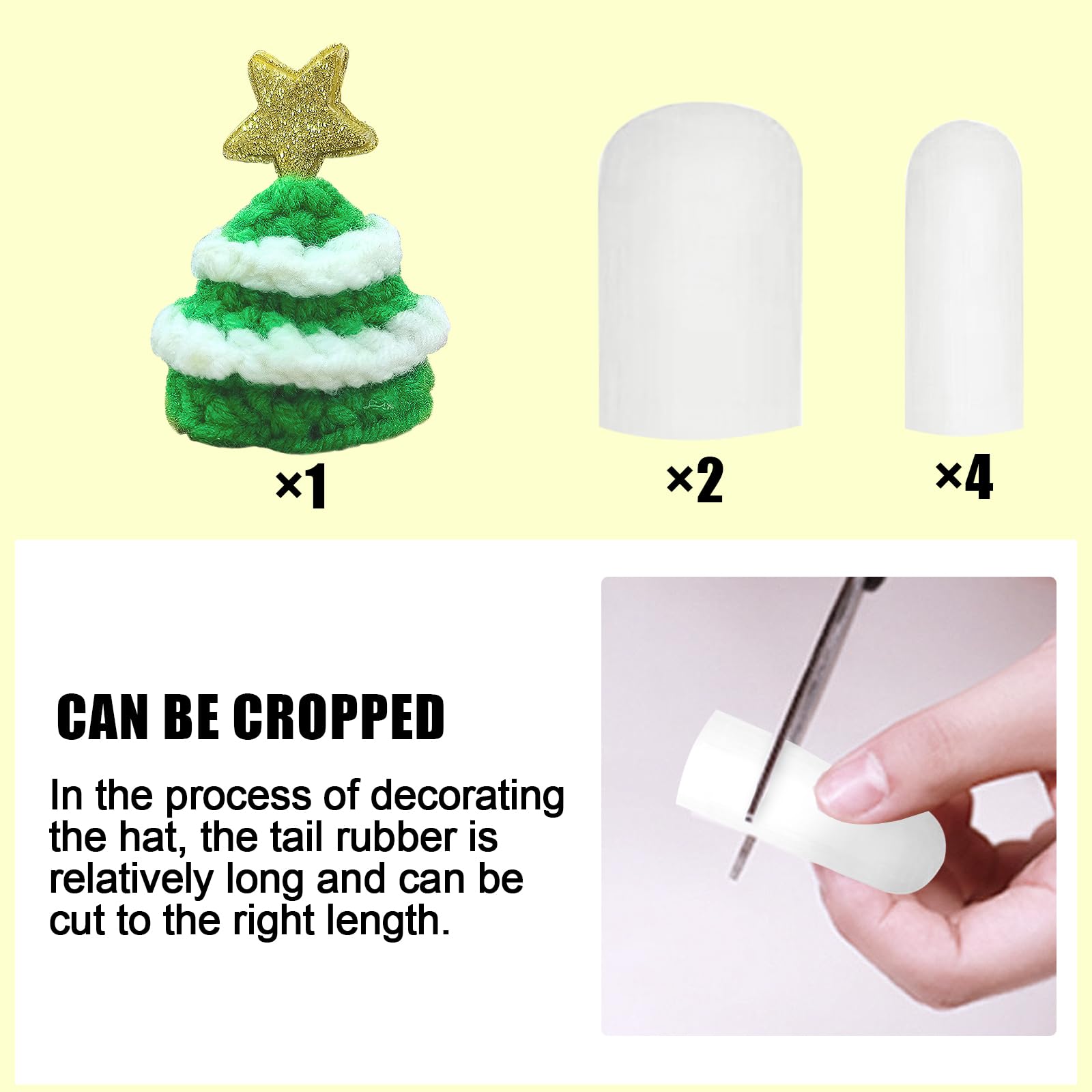 ZHIEND Banana Hats Set,Cover for Bananas, Banana Silicone Cap For Preservation Fresh (Christmas Tree)