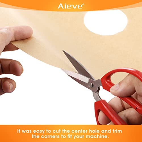 AIEVE Dehydrator Parchment Paper Compatible with Nesco Dehydrator, Non-stick Round Food Dehydrator Sheets Fruit Dehydrator Mats Compatible with Nesco Food and Jerky Dehydrator NESCO Snackmaster