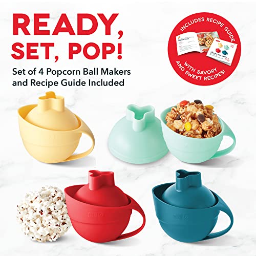 Dash Popcorn Ball Maker, Set of 4 (Multi-Color)