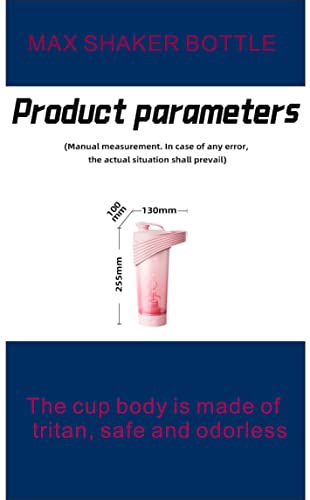 ZWZX Electric protein shaker bottle Electric shake cup Rechargeable high speed - Made of tritan - BPA Free - 28ounce Portable mixing cup(Pink)