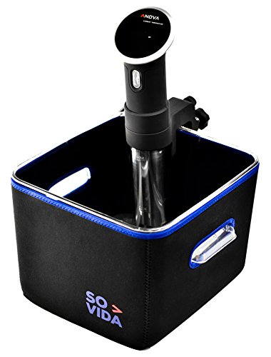 SO-VIDA Sous Vide Container Sleeve For The Rubbermaid 12 Quart (18 & 22 Qt Available) - Protects Your Work Surfaces and Saves You Electricity From Increased Insulation