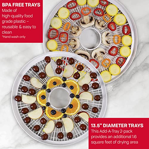 NESCO WT-2SG Round Speckled Plastic 13 1/2" Add-A-Trays, 20 Series and 30 Series Food Dehydrators