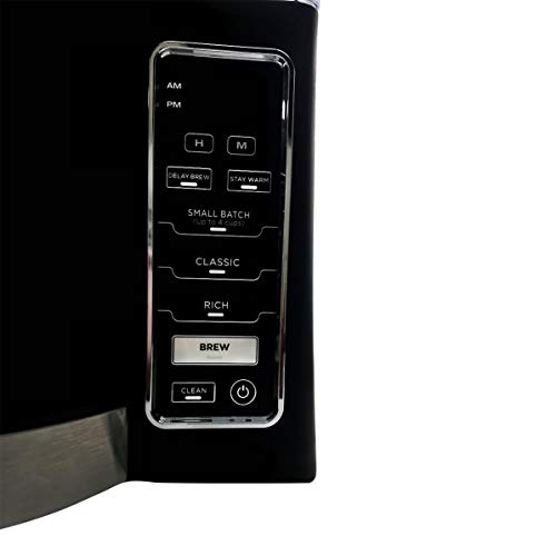 Ninja CE200 12 Cup Programmable Coffee Maker with 60 Ounce Reservoir and Thermal Flavor Extraction, Black (Renewed)