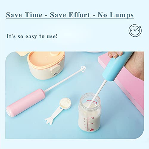 WAN-WAN Formula Mixer - Milk Powder Blender Stirrer - Handheld Mini Electric Mixer - Drink Mixer - Suitable for use above 4fl.oz