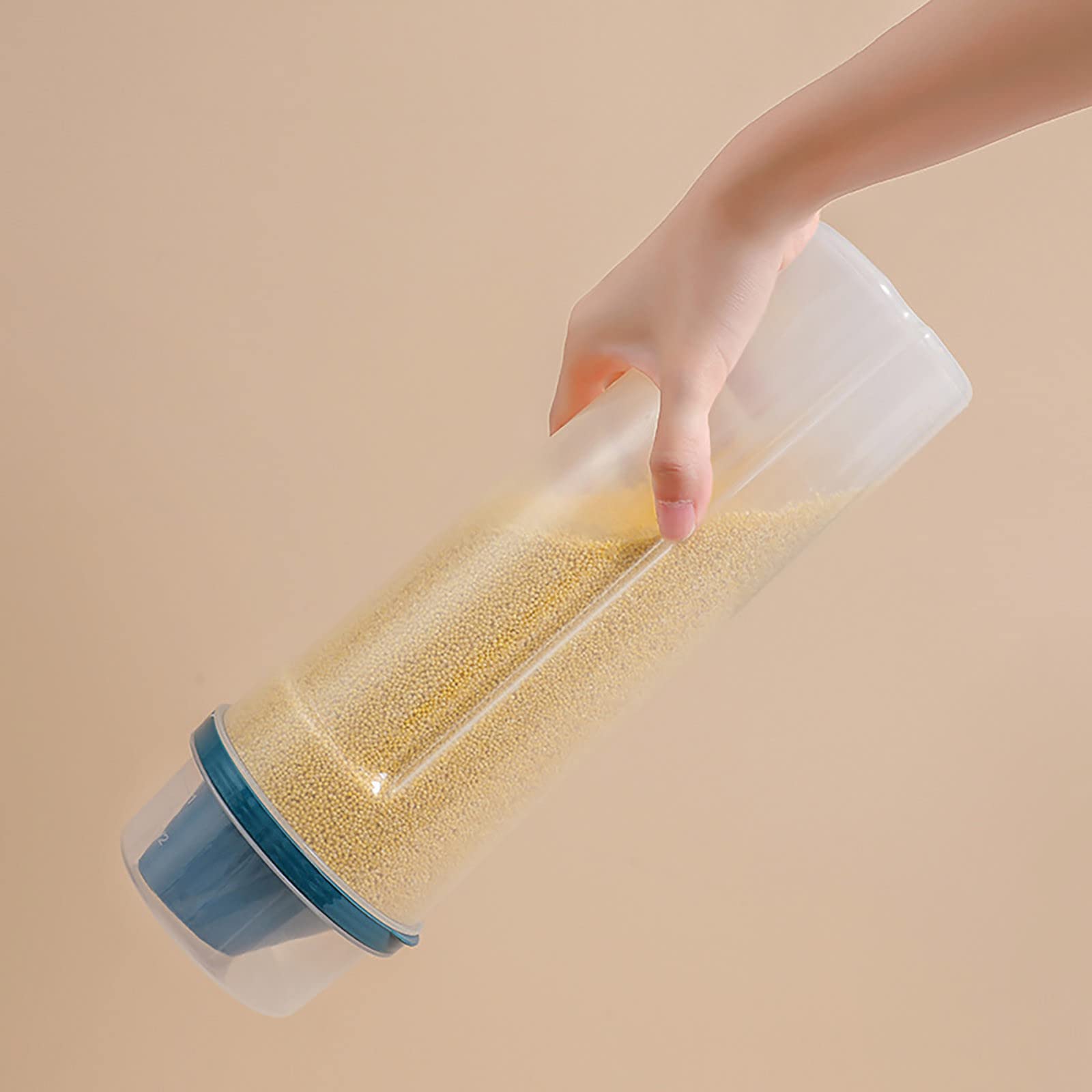 BPA Free Food Storage Container with Lids and Pour Spout Large Airtight Storage for Kitchen and Pantry Organizer for Spaghetti Sugar Rice Cooker Pasta Cereal Spices Dry Goods Baking Supplies