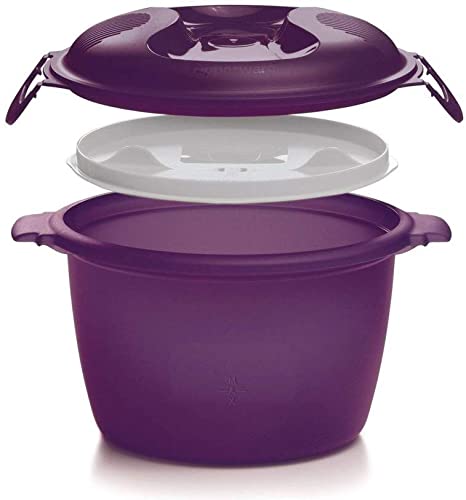 Tupperware Microwave Rice Cooker Purple Large 3L or 12 cup