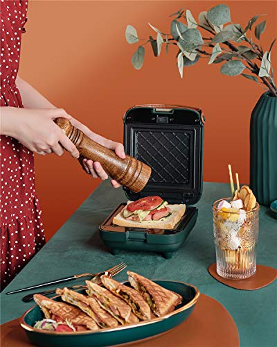 3-in-1 Sandwich Waffle Eggette Maker Portable Cooking Non-stick Coated Detachable Bakeware Plates Electric Panini Press Double-sided Heating Breakfast Toaster