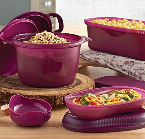 Tupperware Microwave Rice Cooker Purple Large 3L or 12 cup
